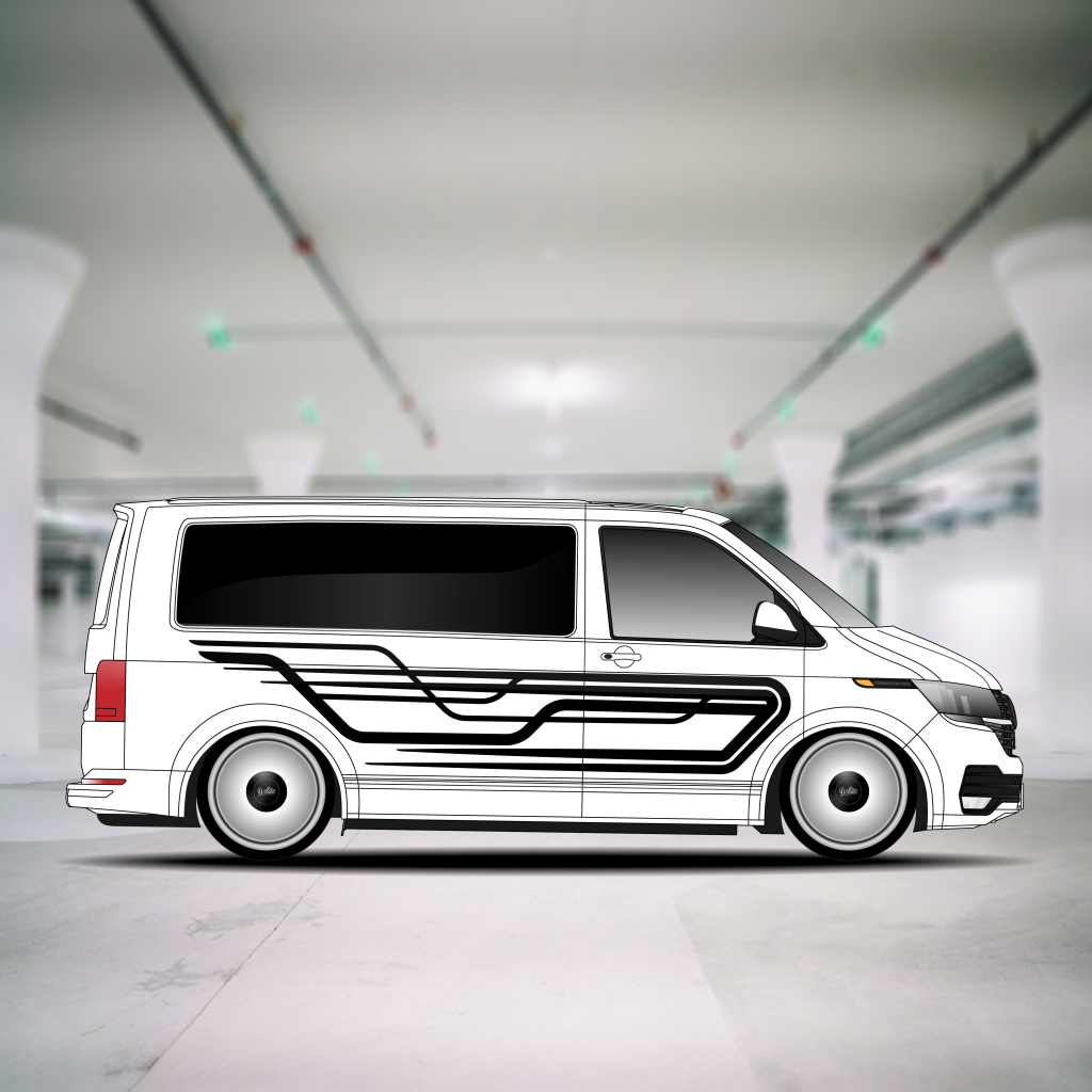 Retro Stripes for Campers, Vans & Campervans - Dubsta