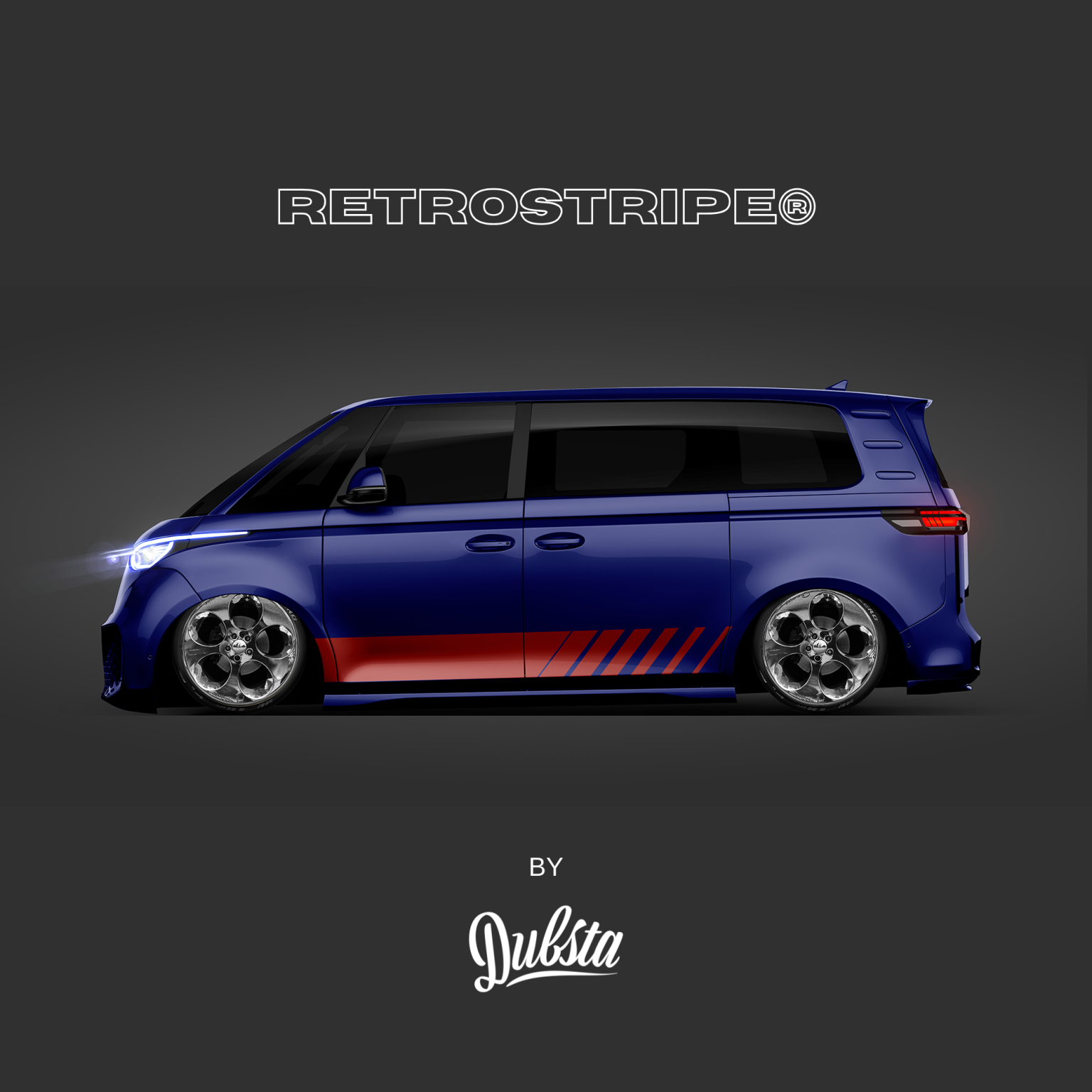 RetroStripe® Volkswagen id.buzz Side Stripe Kit 001 - Dubsta
